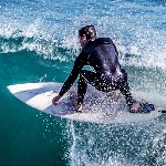 Image surf planche, avatar surf et beau surfeur