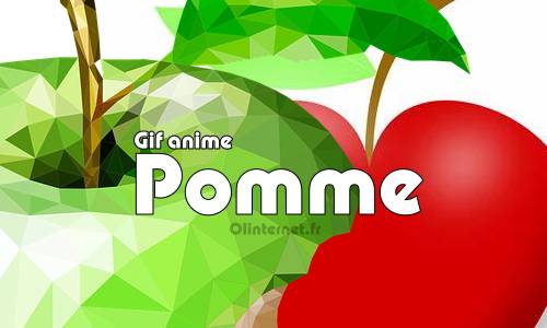 Gif pomme verte Gifs pommes rouge