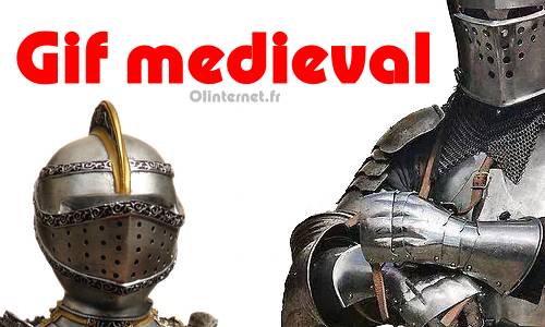 GIF chevalier et chevaux Gifs chevalier medieval